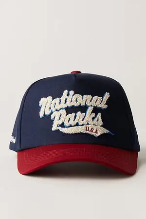 PARKS PROJECT National Parks Chenille Baseball Cap - Navy
