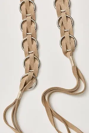 Free People Lone Star Wrap Belt - Biscotti
