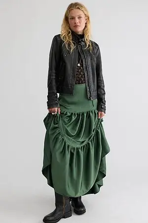 Free People Juliette Maxi Skirt - Forest Fairy