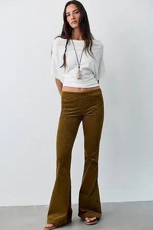 Women's Stretch Corduroy Bootcut Pants
