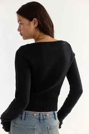 Free People Mila Pullover - Black