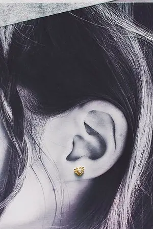 LOCAL ECLECTIC Heart Flatback Earrings