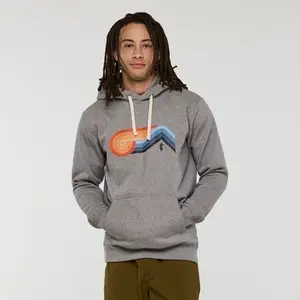 COTOPAXI Melting Sunset Pullover Hoodie - Heather Grey