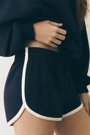 MARE MARE Quarter-zip Track Sweatshirt And Shorts Set