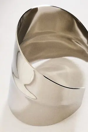 Anthropologie Large Cuff Bracelet - Silver