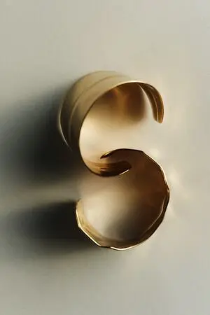 Anthropologie Molten Cuff Bracelet - Gold