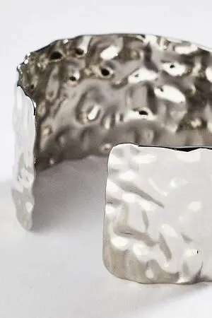 Anthropologie Molten Cuff Bracelet - Silver