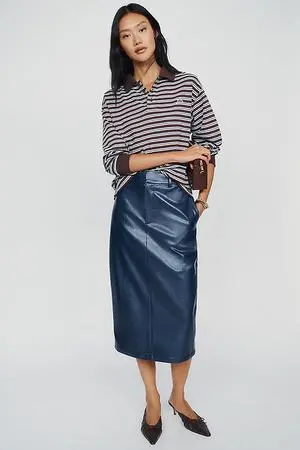 DAMSON MADDER Rugby Striped Long Sleeve Shirt - Multi