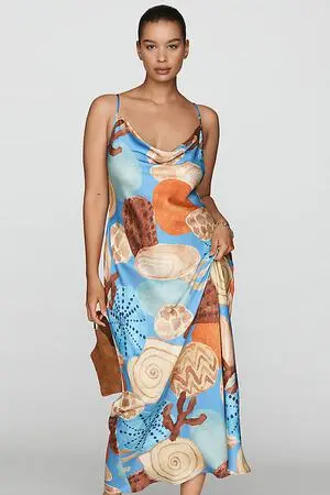 NEVER FULLY DRESSED Patti Midi Slip Dress