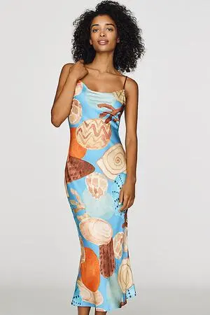 NEVER FULLY DRESSED Patti Midi Slip Dress