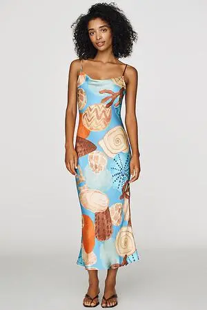 NEVER FULLY DRESSED Patti Midi Slip Dress