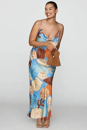 NEVER FULLY DRESSED Patti Midi Slip Dress