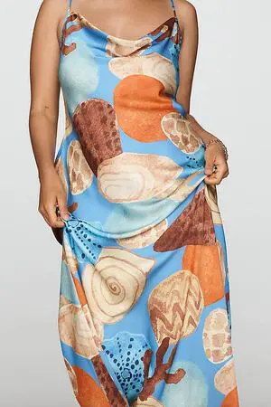 NEVER FULLY DRESSED Patti Midi Slip Dress