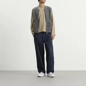 Universal Works Wool Fleece Zip Waistcoat
