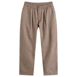 Universal Works Wool Herringbone Pleated Track Pant