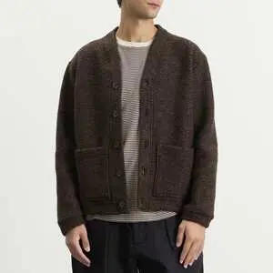 Universal Works Raven Fleece Advance Cardigan