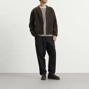Universal Works Raven Fleece Advance Cardigan