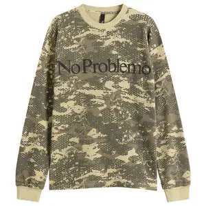 NO PROBLEMO Forest Waffle Ls T-shirt