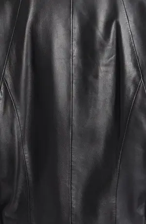 Marella Leather Double Breasted Jacket