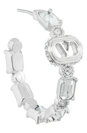 Valentino Garavani Vlogo Hoop Earrings