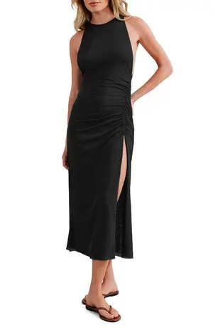 VIX PAULA HERMANNY Getty Cover-up Maxi Dress - Black
