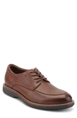 Rockport Leonard Moc Toe Oxford - Medium Natural