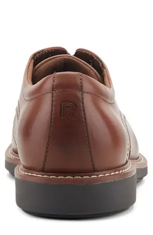 Rockport Leonard Moc Toe Oxford - Medium Natural