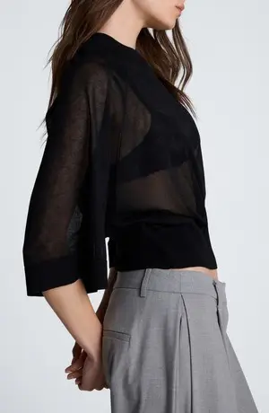 KENNETH COLE Raglan Sleeve Crewneck Sweater