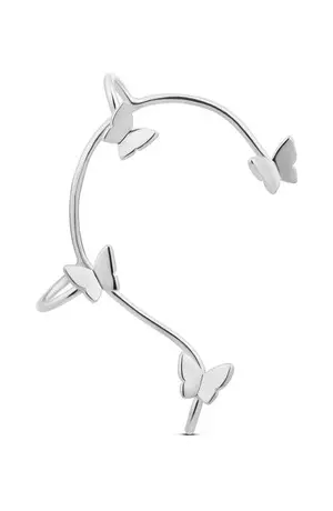 SHYMI 18k Filled Butterfly Ear Cuff - Silver