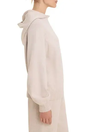 NZ BY NIC AND ZOE Cotton Sweater Hoodie - Oatmeal