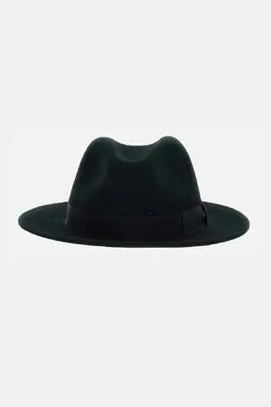 Borsalino Wool Felt Fedora Hat - Nero