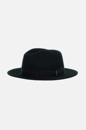 Borsalino Wool Felt Fedora Hat - Nero