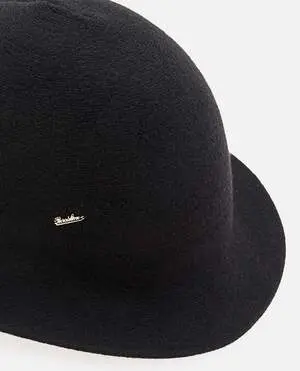 Borsalino Angelina Cloche Hat In Eco-cashmere