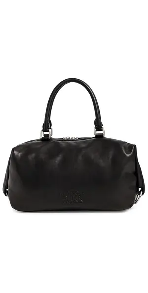 MARGESHERWOOD Dumpling Tote - Black Washed Nappa