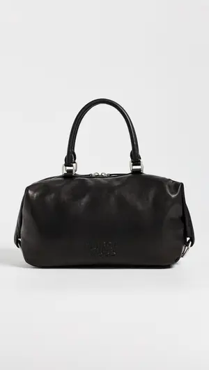 MARGESHERWOOD Dumpling Tote - Black Washed Nappa