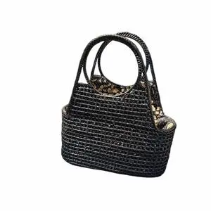 OHSUN Aiko Rattan Bucket - Black