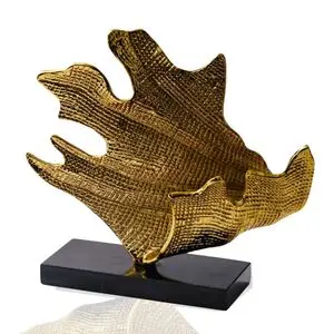 MARLETH Abstract Wind Sculpture - Gold