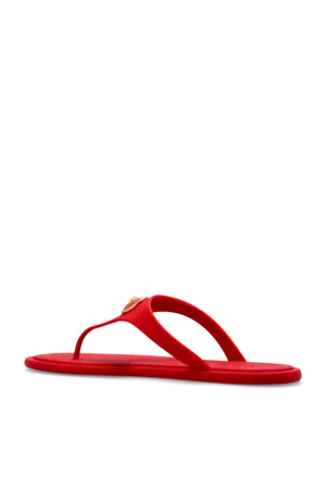 Versace Rubber Flip-flops With Medusa Head