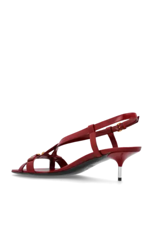 Versace Leather Heeled Sandals