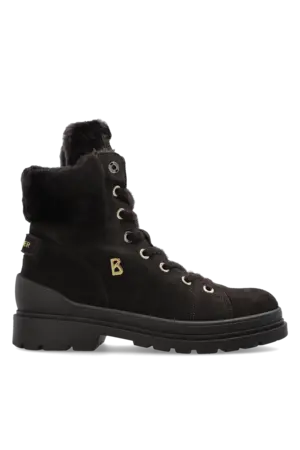 Bogner St. Moritz' Suede Lace-up Ankle Boots With Fur Lining