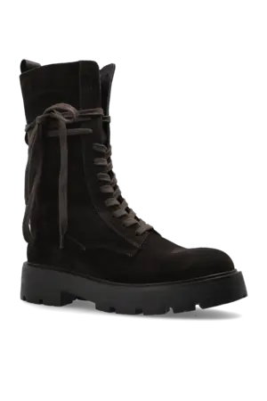 Bogner Suede Lace-up Combat Boots