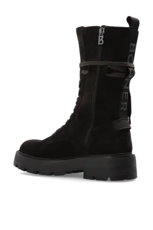 Bogner Suede Lace-up Combat Boots