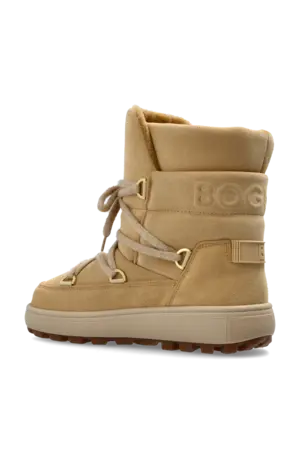 Bogner Suede Lace-up Snow Boots
