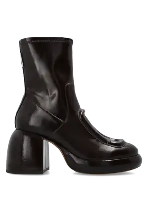 Marc Jacobs Pop’ Heeled Ankle Boots - Brown