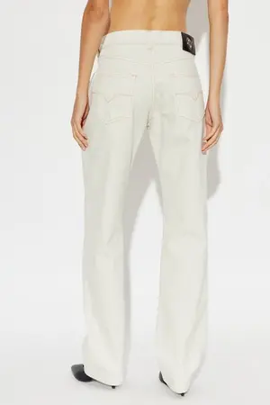 Versace Jeans With Shimmering Appliqués