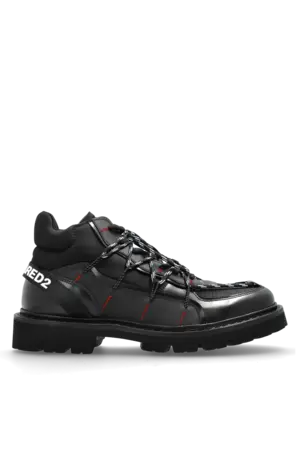 Dsquared2 Ankle Boots With Logo Detailing