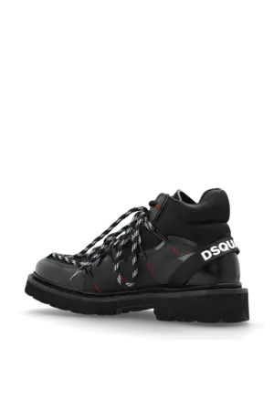 Dsquared2 Ankle Boots With Logo Detailing