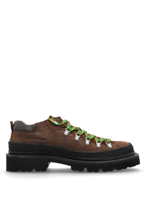 Dsquared2 Suede Hiking Lace-up Shoes - Brown