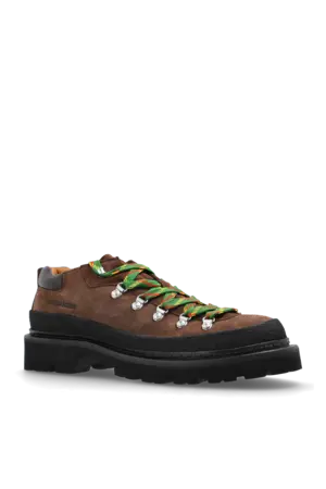 Dsquared2 Suede Hiking Lace-up Shoes - Brown