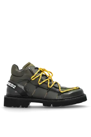Dsquared2 Lace-up Ankle Boots - Green